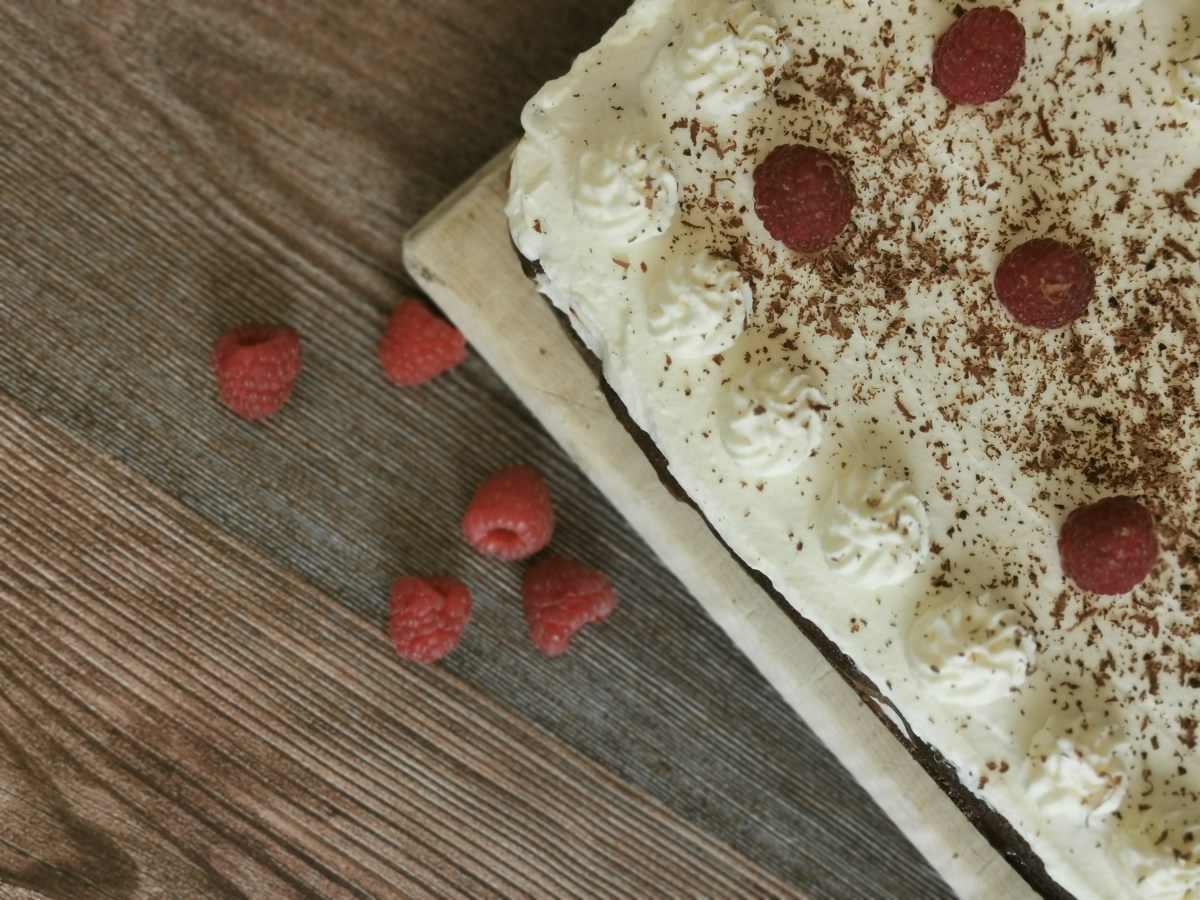 Čokoladno – sadno #lchf pecivo z vanilijevo kremo – Samo Mama Emanuela